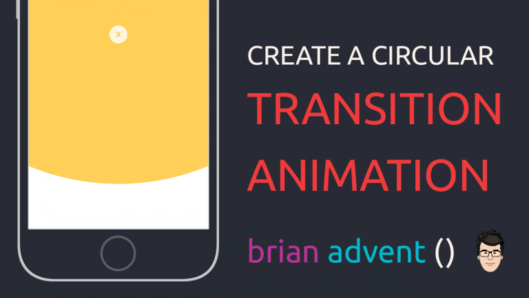 Create A Circular Transition Animation Custom Uiviewcontroller Transitions Brian Advent